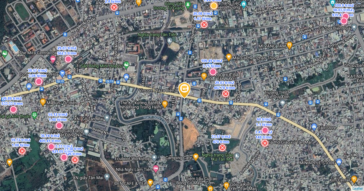 Bảng giá nhà đất online miễn phí. Check giá nhà đất trên bản đồ giá nhà ...